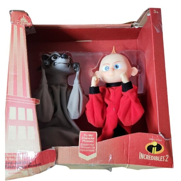 Disney | Toys | Disney Incredibles 2 Boxing Puppets Jack Jack Racoon ...